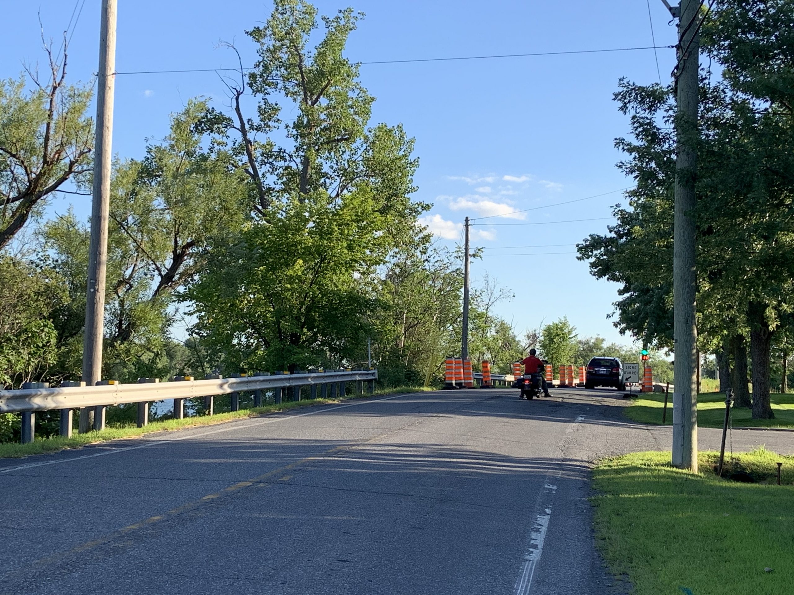 Des travaux sur la route 223 - Les Versants