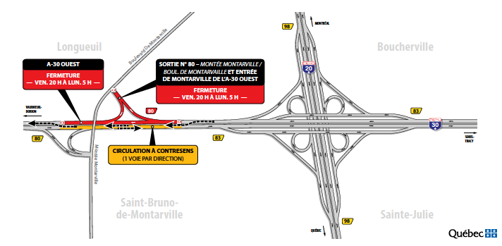Des travaux sur l’autoroute 30 - Les Versants