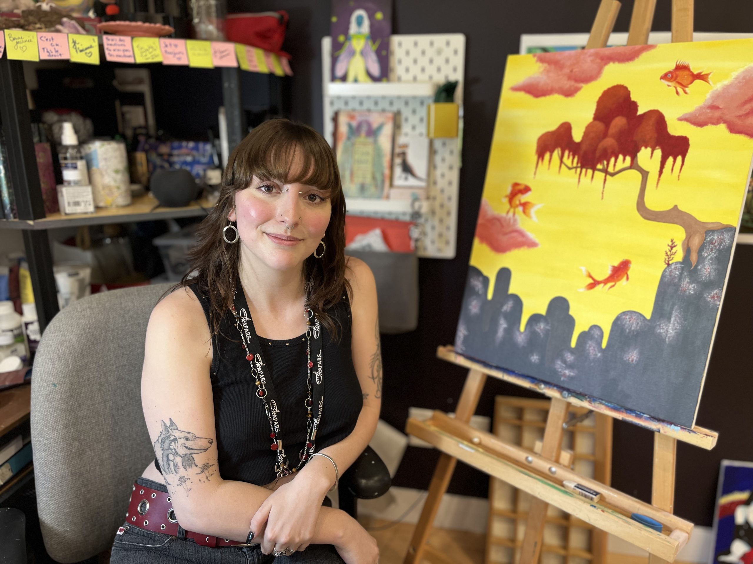 L’artiste Jeanne Farley - Les Versants