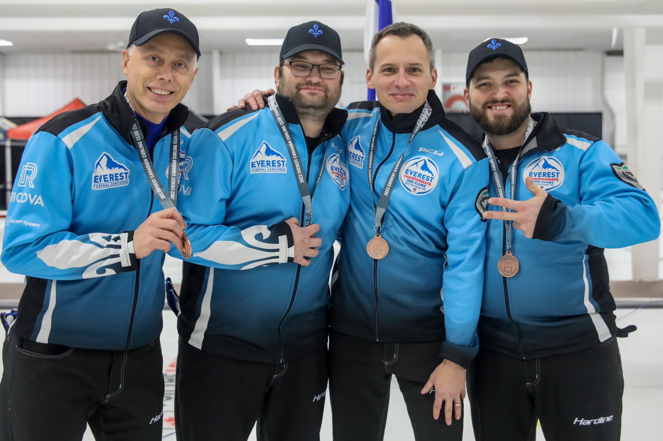 Le bronze pour une équipe de Curling Mont-Bruno - Les Versants