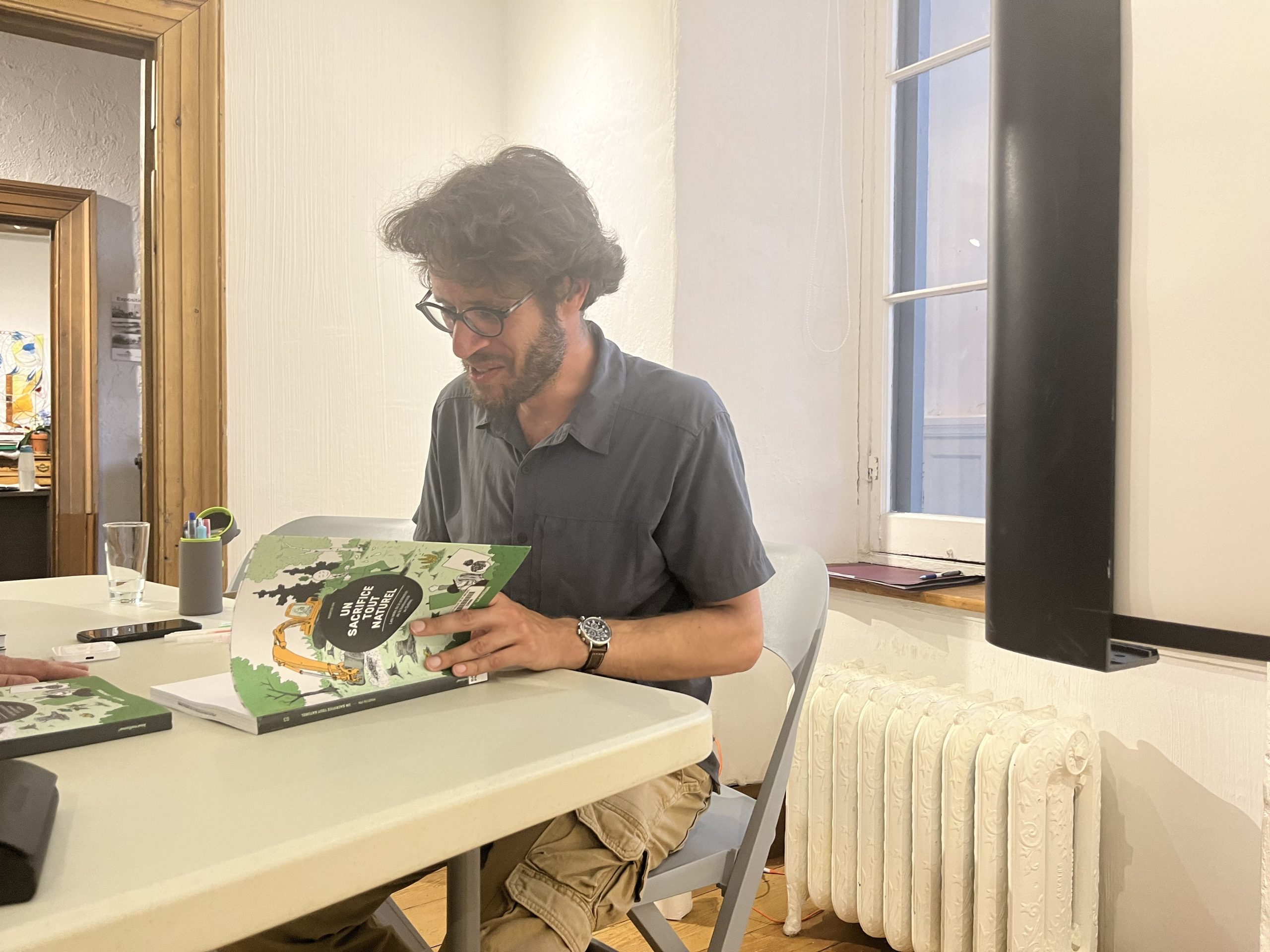 Martin PM discute des milieux naturels - Les Versants