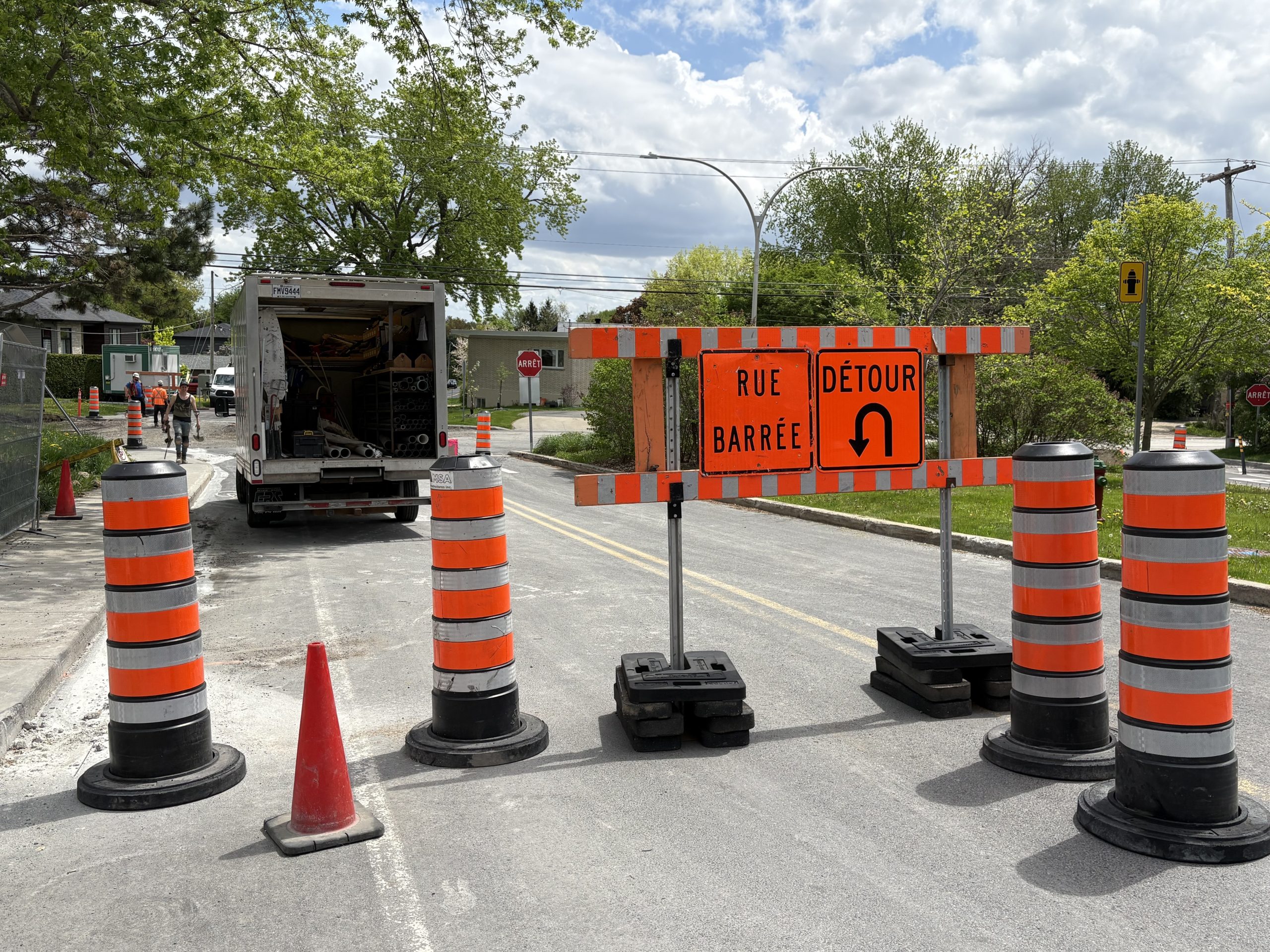 Rang des Vingt : le sommet Trinité barré pendant les travaux - Les Versants