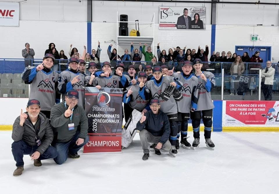 Saint-Bruno : des Éperviers champions régionaux - Les Versants