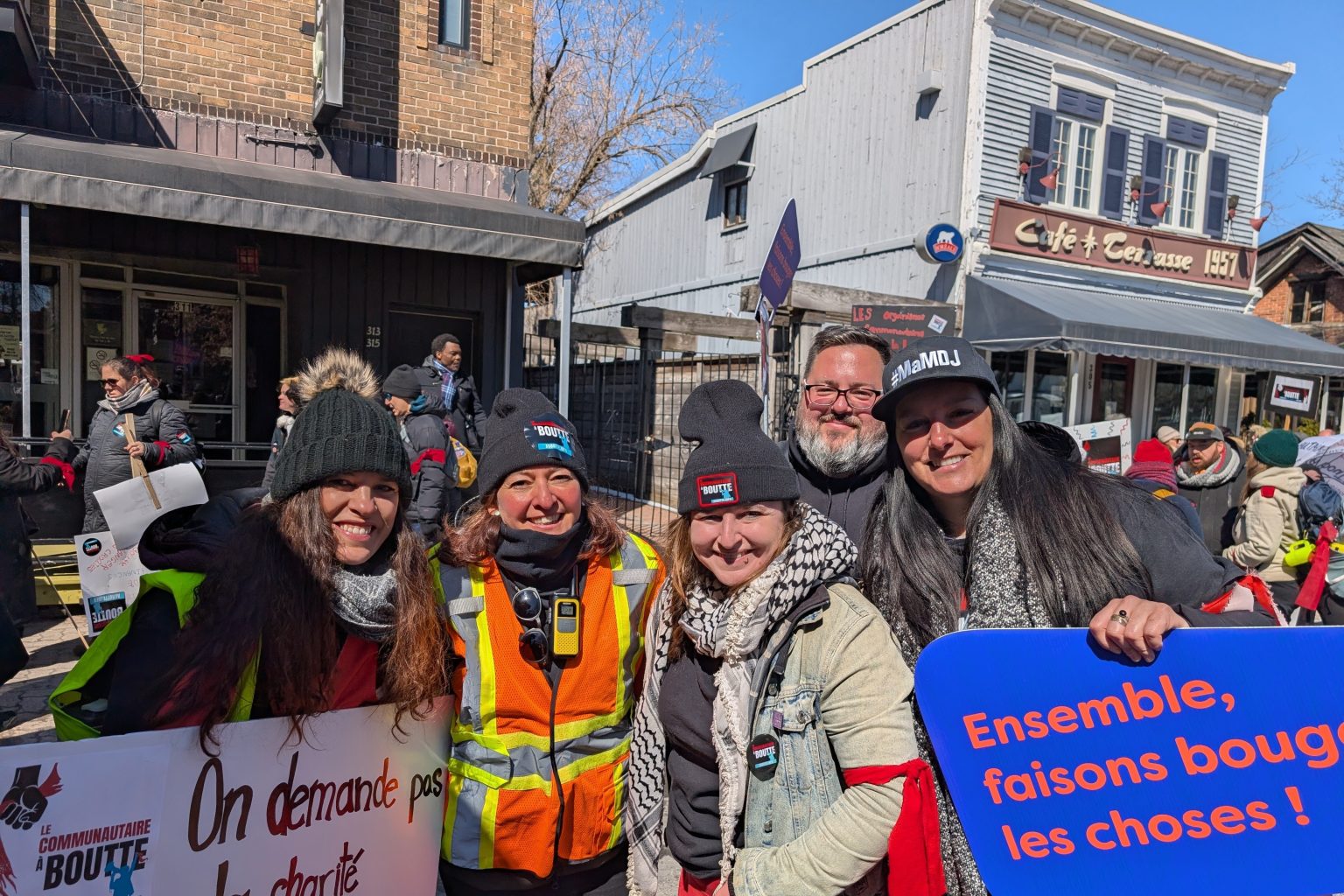 Montérégie : Le communautaire à boutte! se mobilise - Les Versants